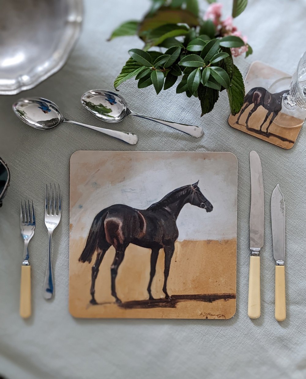 Isabel Scott x Munnings "Study of Pricket" Placemat – Glaze & Gordon