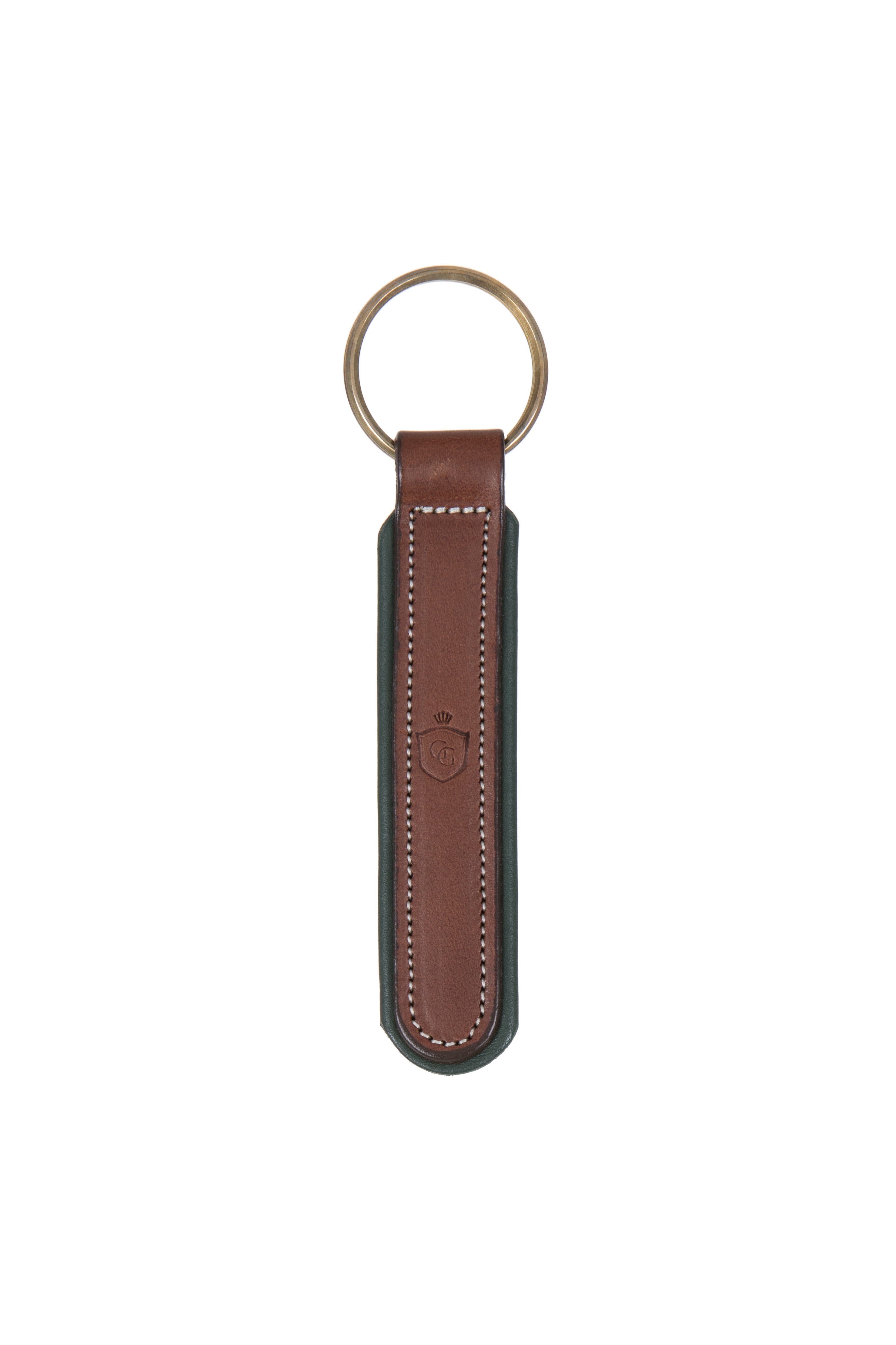 Glaze & Gordon Green Padded Key Ring