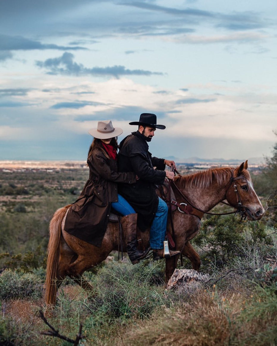 Outback Unisex Long Oilskin Coat - The Low Rider Duster - Brown – Glaze ...