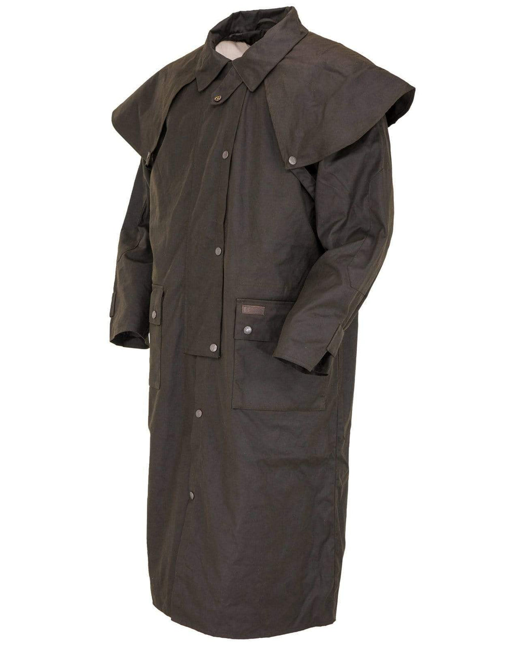 Outback Unisex Long Oilskin Coat - The Low Rider Duster - Brown – Glaze ...